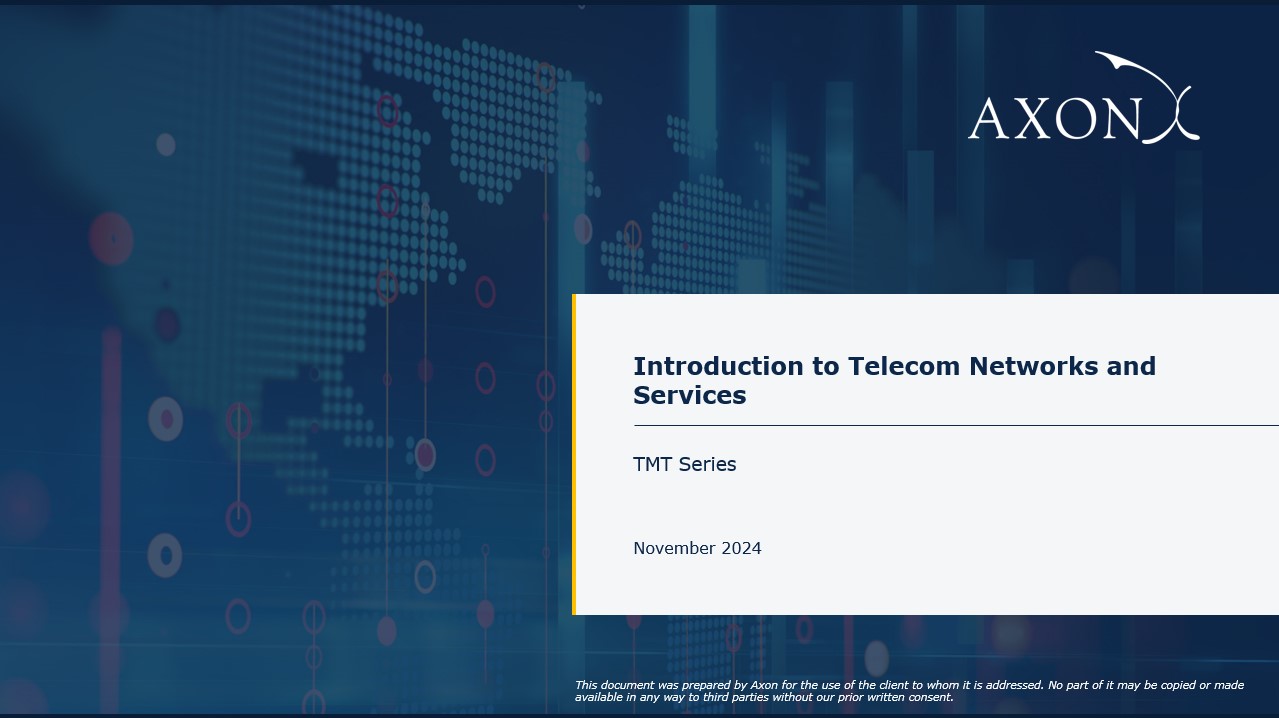 Introduction to Telecom Networks and Services – Santiago Andrés Azcoitia